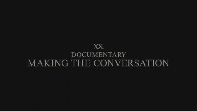 20.Documentary Making the conversation
