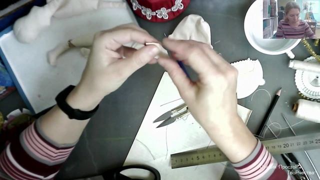 Кукла Алёнка Урок 2 руки и голова