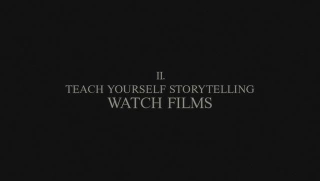 02.Teach yourself Storytelling Watch Films