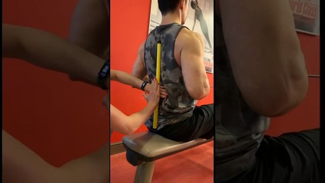 Нестабильная поясница в тяги с горизонтального блока