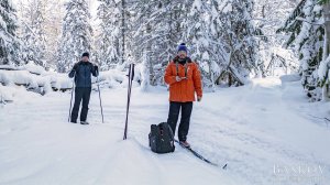 Волшебная сказочная зимняя ТАЙГА. Лыжная прогулка