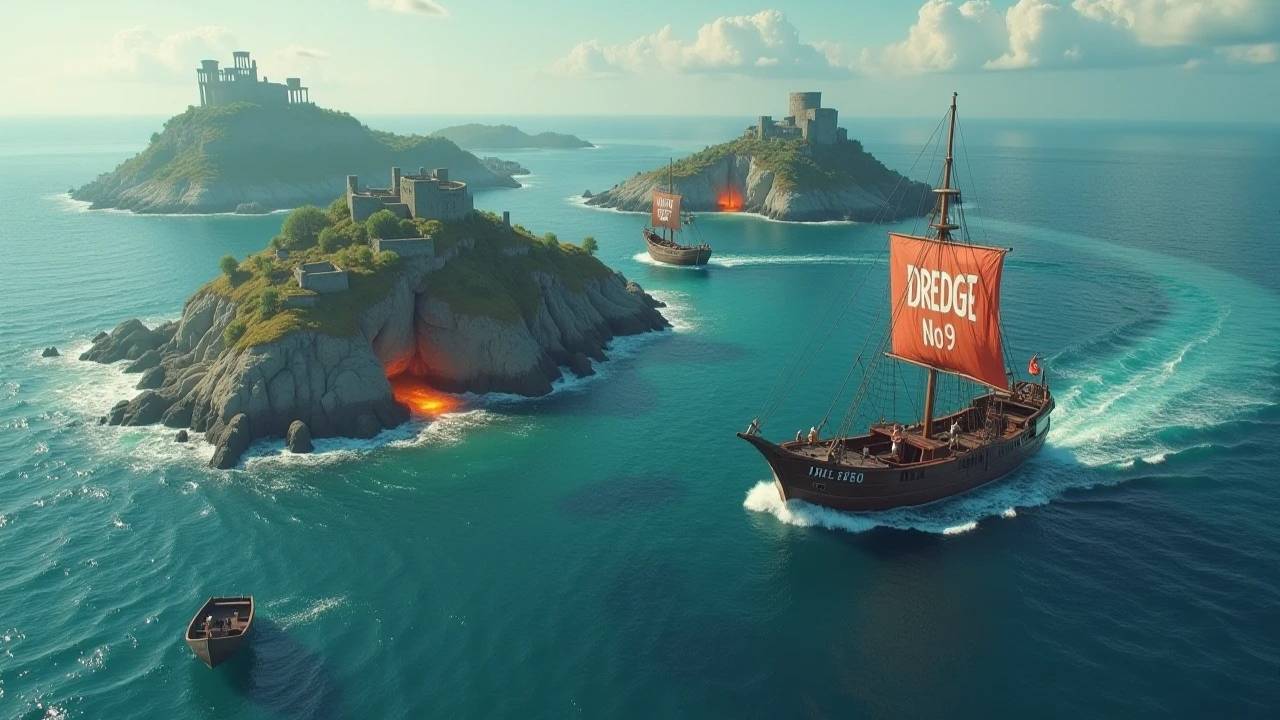 "DREDGE-ВУЛКАНИЧЕСКИЕ ОСТРОВА №9"