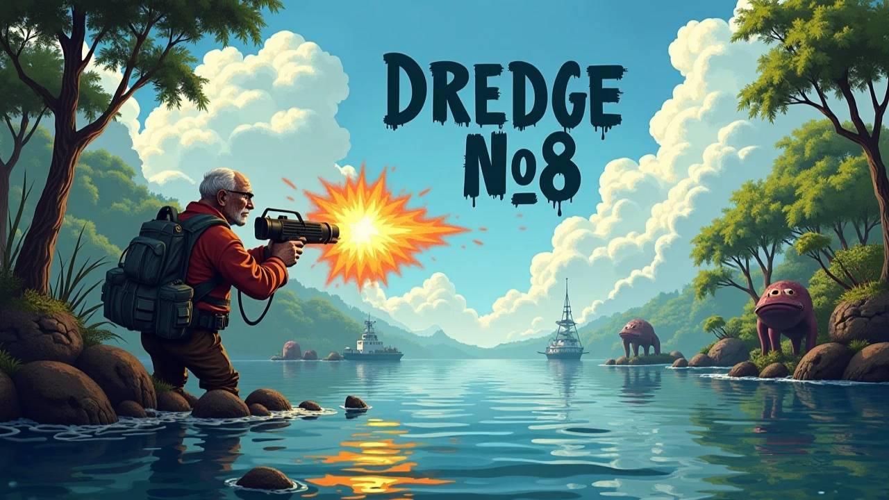 «DREDGE-СТРЕЛЯЕМ ИЗ МИНОМЁТА ПО МОНСТРАМ №8»
