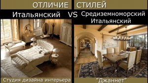 ОТЛИЧИЕ СТИЛЕЙ ИНТЕРЬЕРА Итальянский против Средиземноморского Итальянского