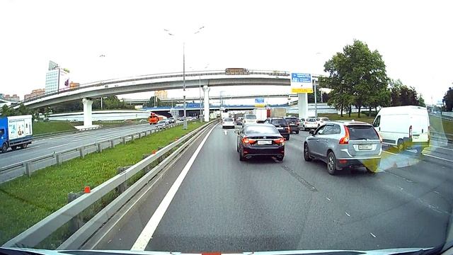 на левый берег по левой полосе