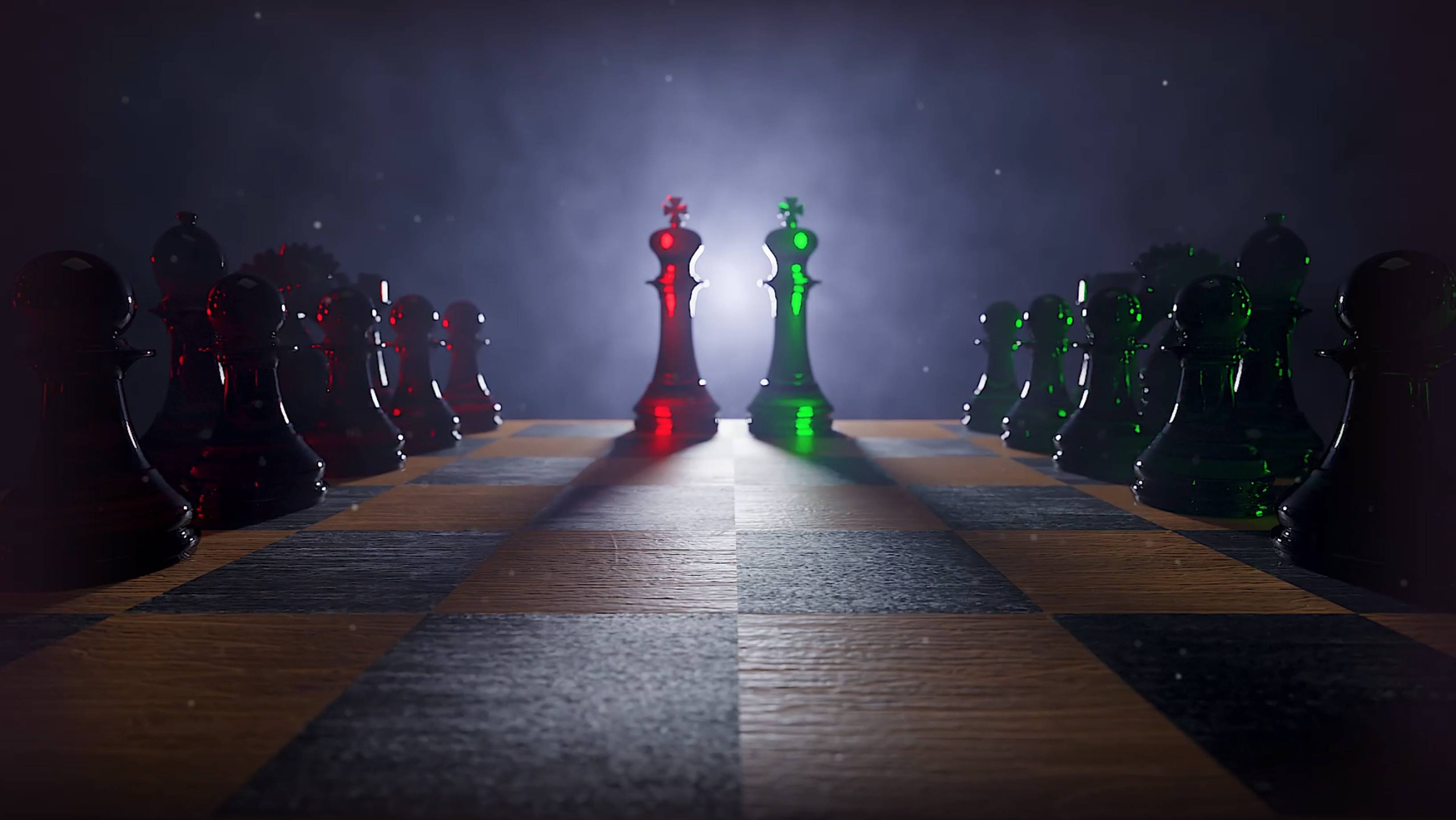 Шахматы расплавились.