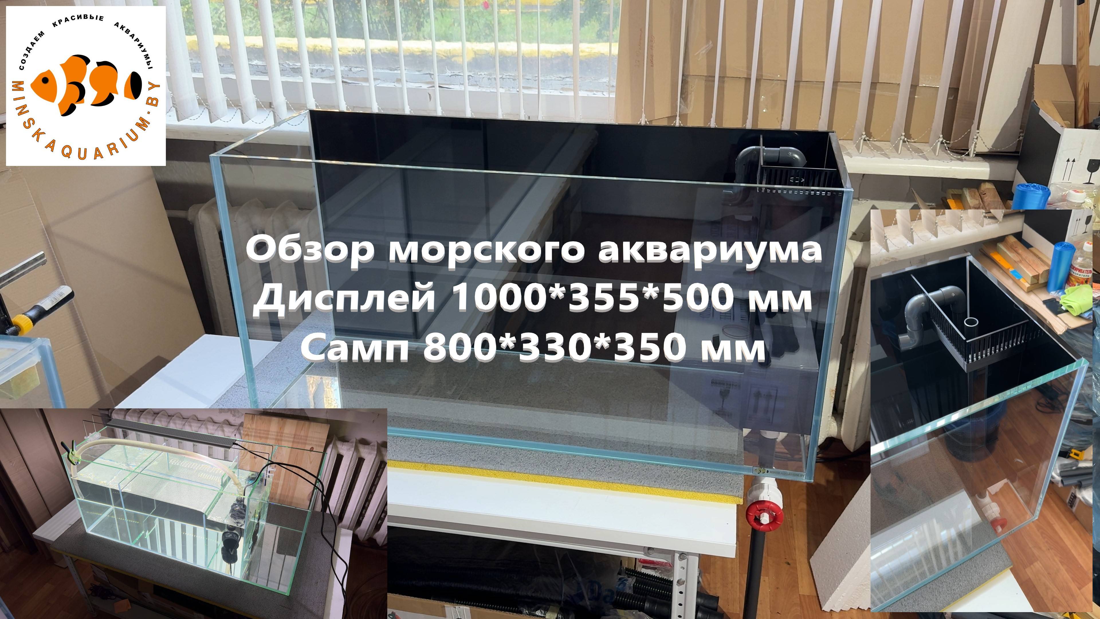Морской аквариум для Павла из Москвы. Обзор до отправки.