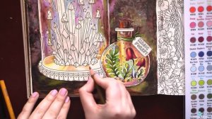 Magic Forest.  Speedcoloring in 'Magical Dawn' / Раскраска-антистресс