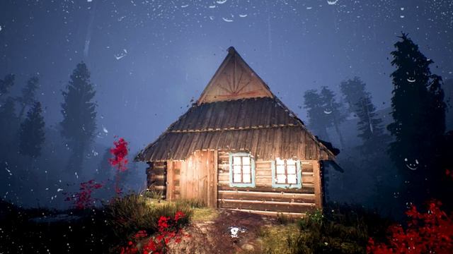 🍂 Последний осенний холодный проливной дождь перед заморозками