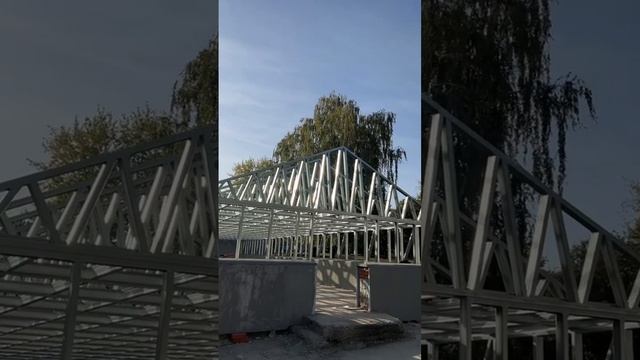 Теплица из ЛСТК. А вы знали, что из ЛСТК можно изготавливать каркасы теплиц?