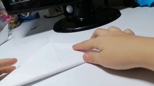 как делать оригами самолётик из бумаги А4