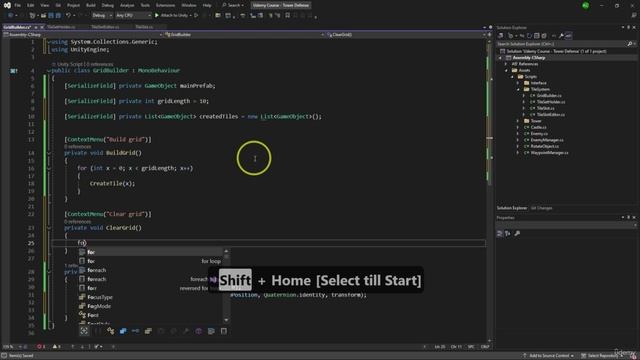 Udemy - The Ultimate Guide to Creating a Tower Defense Game in Unity3