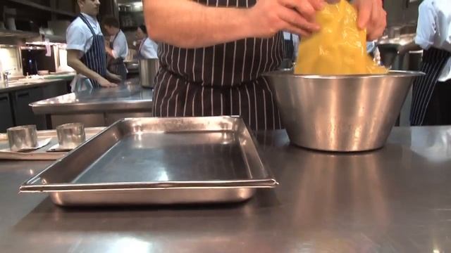 Michelin star chef- Jeff Galvin prepares lasagna of Dorset crab ...