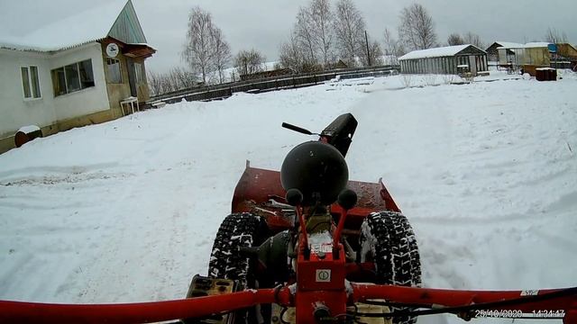 МОТОБЛОК АГРО ПЕРЕХОД ИЗ ТРАНСПОРТНОГО В СНЕГОУБОРОЧНОЕ ПОЛОЖЕНИЕ.