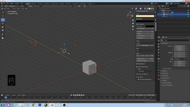 Интерфейс программы Blender