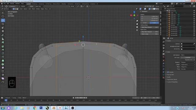 Моделирование стула
