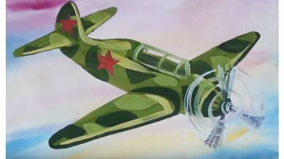 Как легко нарисовать военный самолёт. Небо самолет поэтапно.