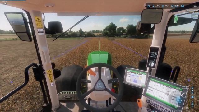 Farming Simulator 22 / Timelapse /disking on a John Deere tractor with bdm