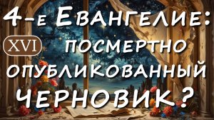 Евангелие от Иоанна: Черновик, опубликованный после смерти Автора?