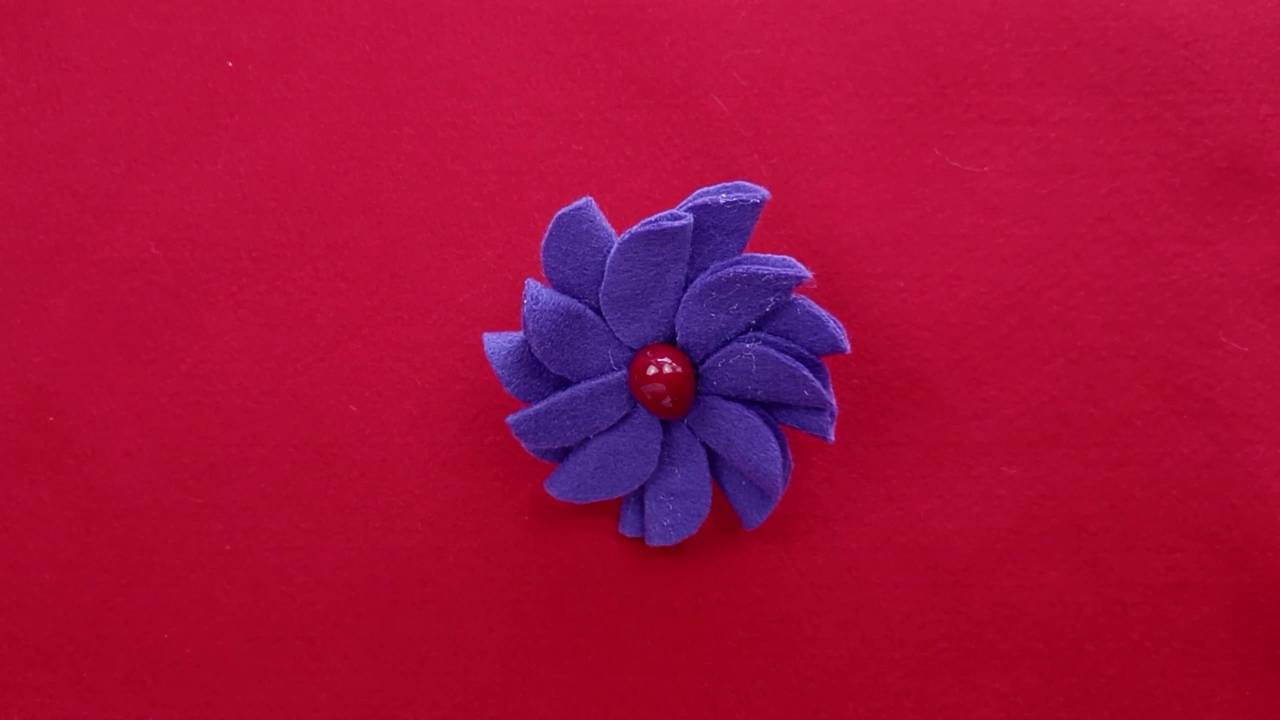 Поделки из фетра Как сделать колечко