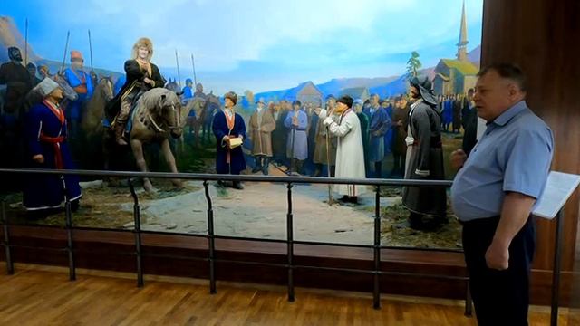 Экскурсия по экспозиционному залу, посвящённому национальному герою Башкортостана Салавату Юлаеву