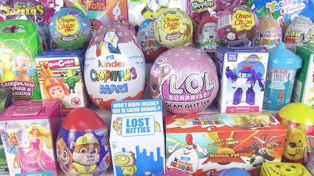50 СЮРПРИЗОВ! МЕГА ВЫПУСК! ПОНИ, Фиксики, КОТЯТА, куклы LOL, БАРБИ, Машинки Kinder Surprise