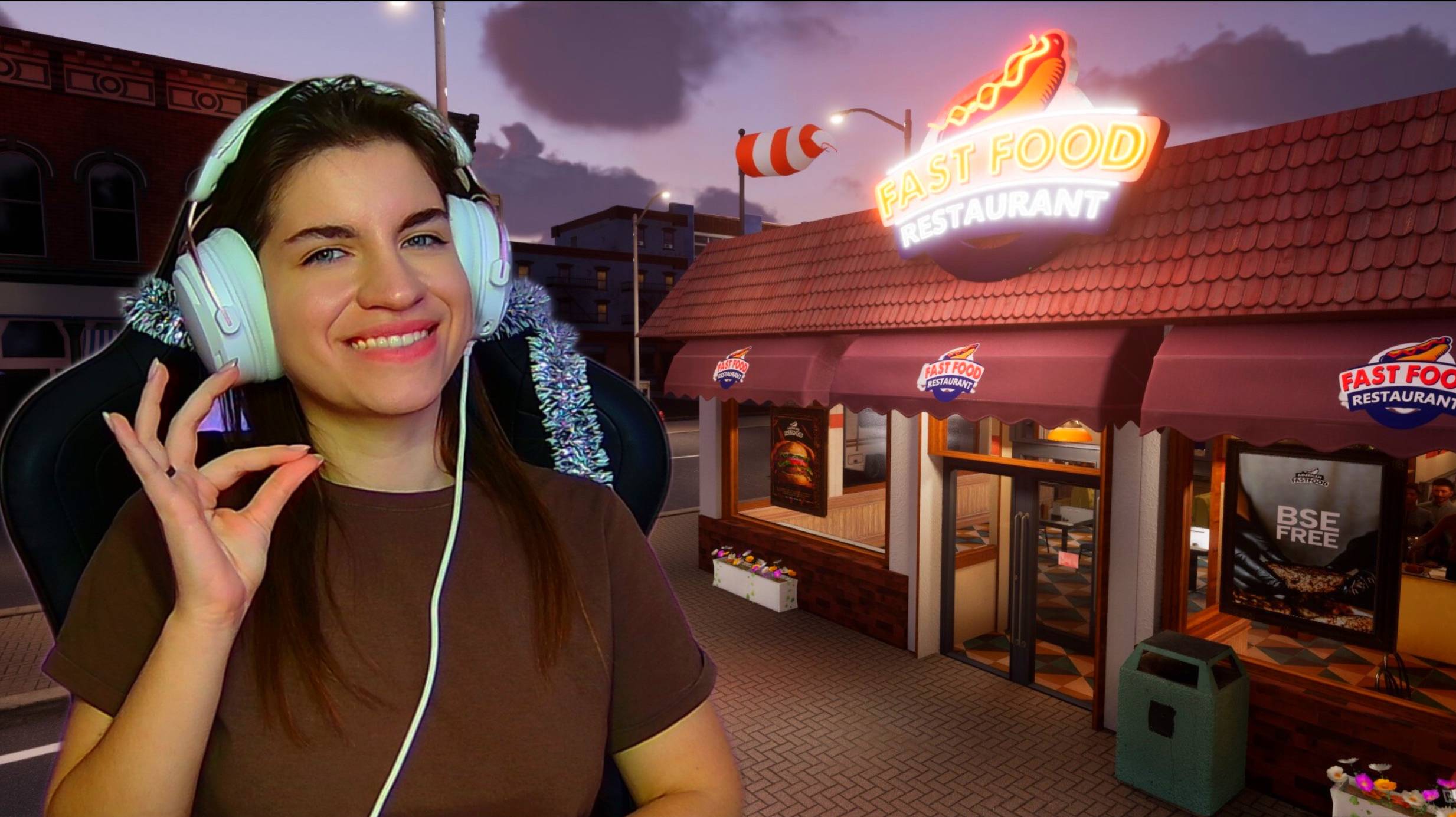 ОТКРЫЛА БУРГЕРШНУЮ - Fast Food Simulator - #1