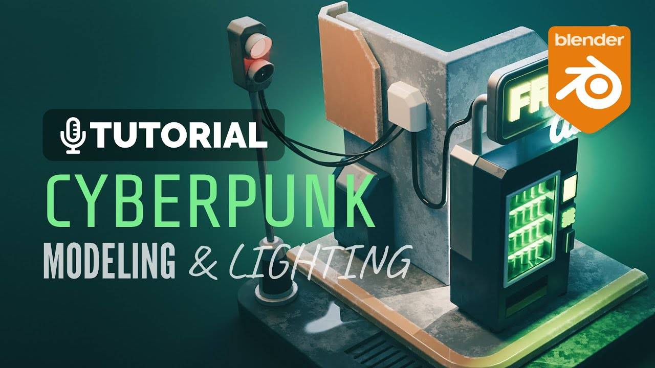 Blender Modeling and Lighting Tutorial ｜ Polygon Runway