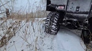 Шины север-трак на вездеходе Тайпан. Обкатка вездехода.
