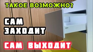 Как собрать выдвижные ящики плавного выдвижения TANDEMBOX BLUMOTION с системой отталкивания TIP-ON