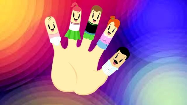 Английская песенка про Семью пальцев - Finger Family&#33; Песенки на английском - Английский для дет