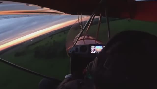 Ночной полет 🦉 Филина. Самолет ультра Лайт. Ultralight aircraft