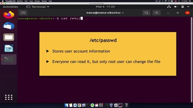 lesson12 - Linux Accounts & Groups (Users & Permissions Part 1)