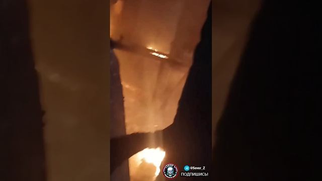 Противник снял кадры первых минут после прилётов российских снарядов по своим позициям.
