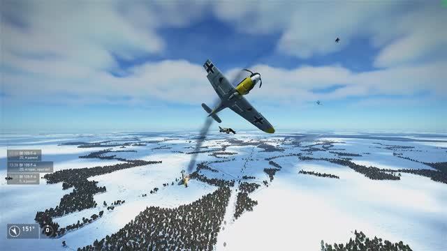 Bf 109 F-4 и Ju 87 D-3. Сервер FRONT LINE.