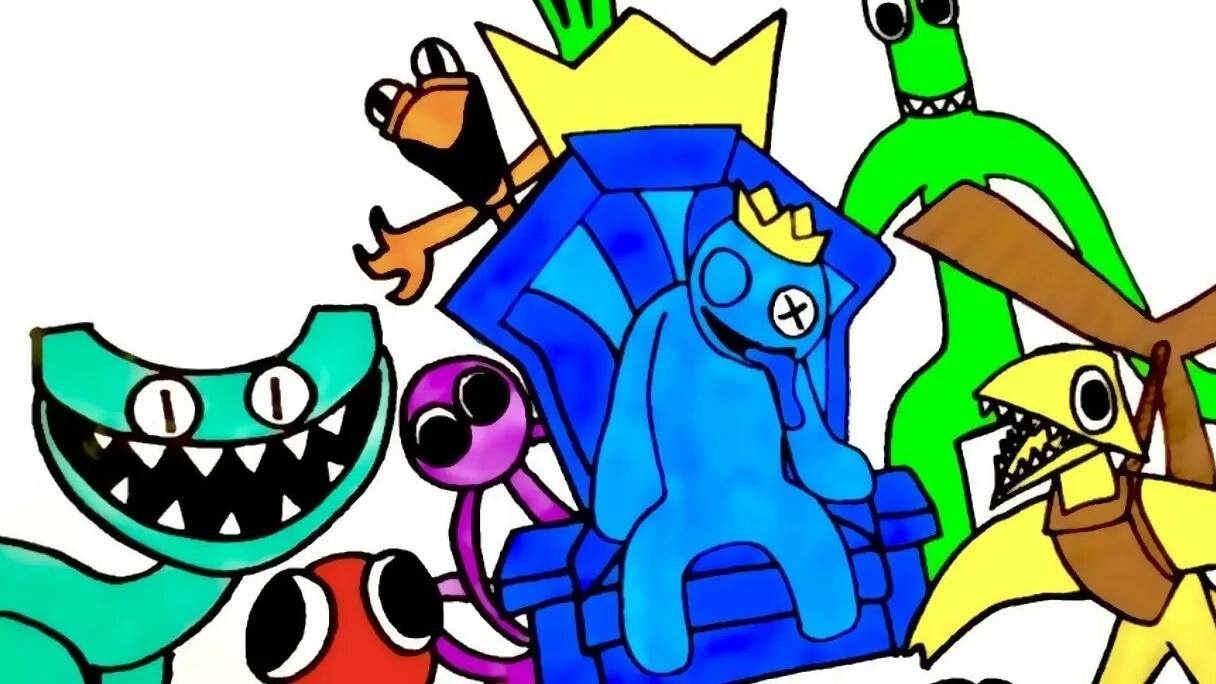 беги Форест беги! "радужные друзья2 роблокс"