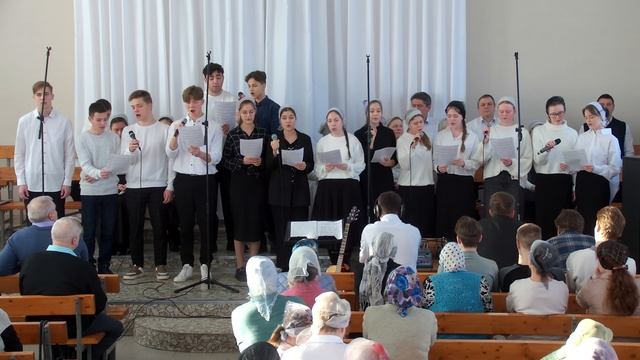 Спустилась ночь - Пение молодежь