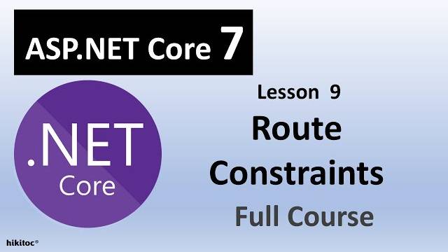 NET Core 7 Route Constraints - datetime, int, bool, guid, alpha, length, min, max, range, regex