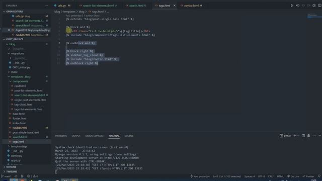 Django Blog Поиск по постам с бонусом* #17 Конец #reactjs #проект #django #js #python