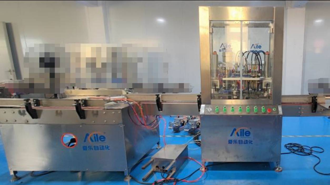 Автоматическая линия розлива и укупорки аэрозолей в баллоны до 30шт/мин