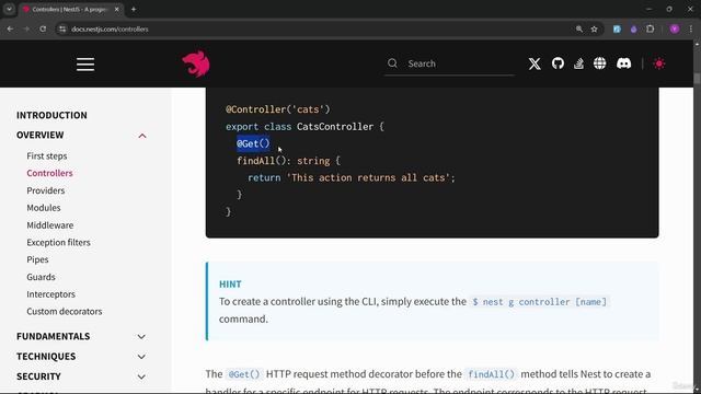 4 - Controller in NestJS