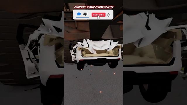 Toyota Land Cruiser 200 vs GIANT DUMP TRUCK №707 #shorts #gaming #beamngdrive