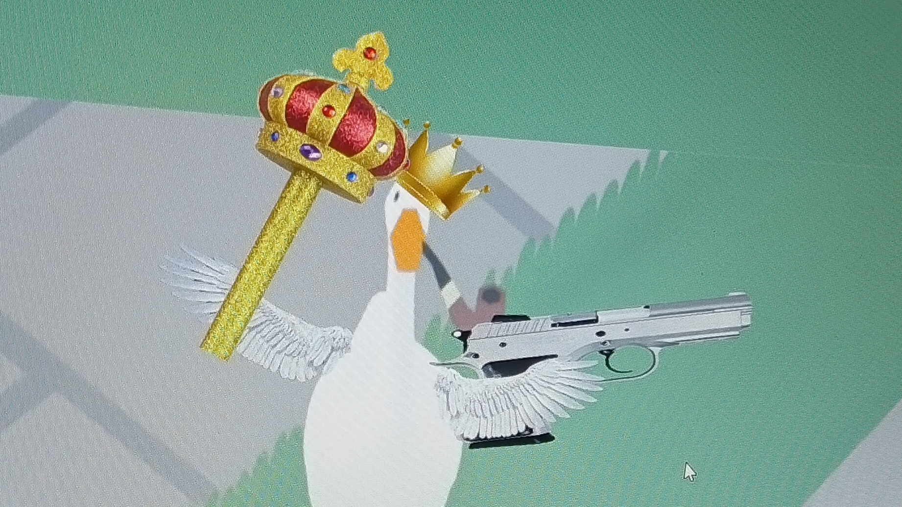 Прохожу гуся меня достали😡 все пинать я вам чо футбольный мяч?