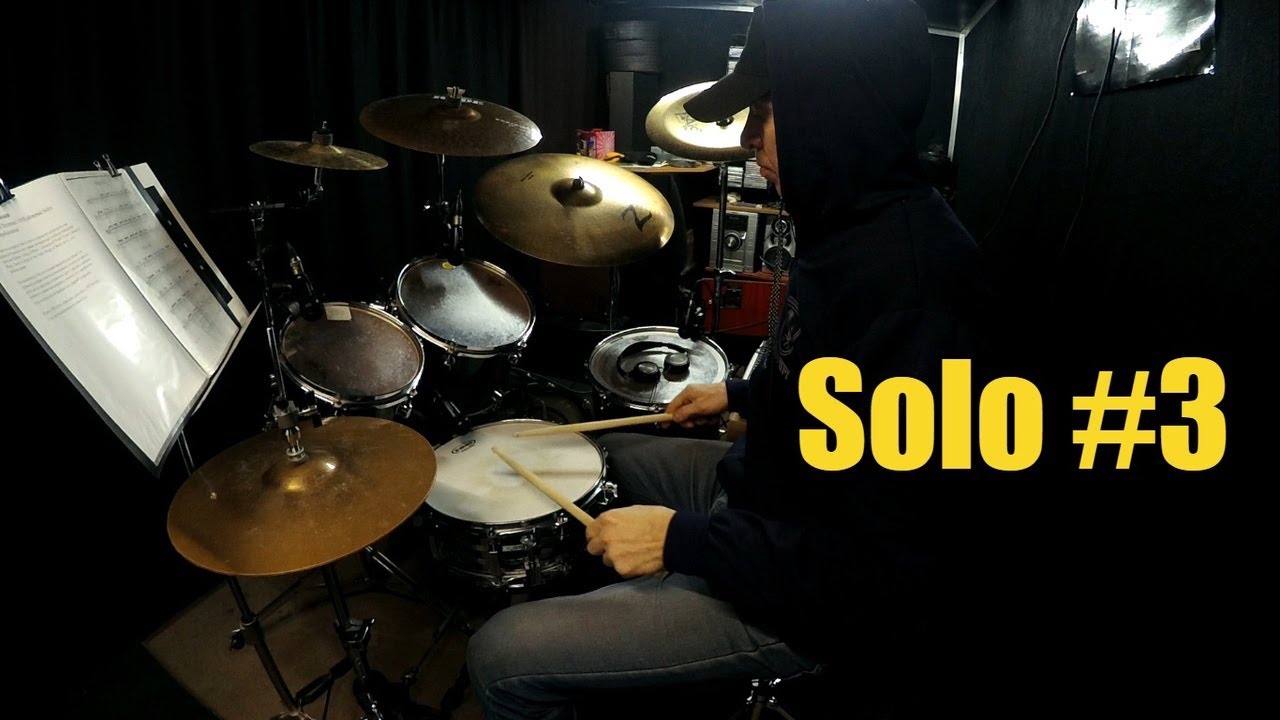 Drum solo #3 + хэт и бочка/Charley Wilcoxon - 150 Rudimental Solos