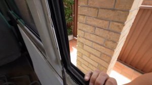 removing the windows from a coaster.