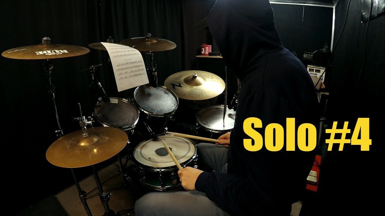 Drum solo #4 + хэт и бочка/Charley Wilcoxon - 150 Rudimental Solos