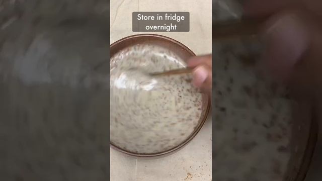 Oat Milk Chia Pudding | Healthy Chia seed pudding for weight loss #shorts