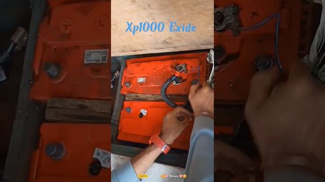 New Battery Fitting for Truck 🚒🚛 2Batteries.  24V