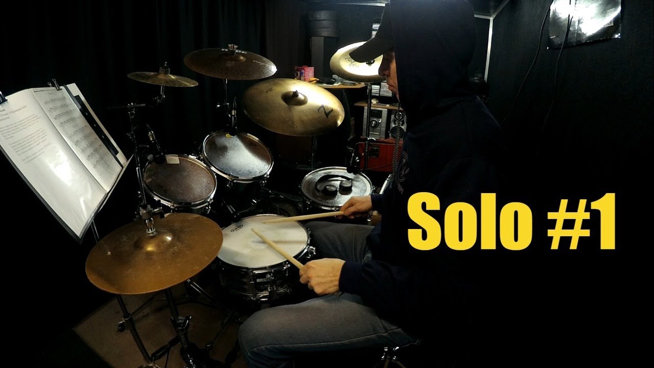 Drum solo #1 + хэт и бочка/Charley Wilcoxon - 150 Rudimental Solos