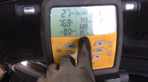A/C compressor refrigerant and oil 201°F Prius 2008